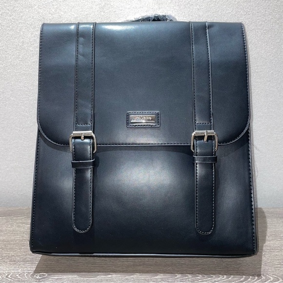 Yani J’adore | Bags | New Yani Jadore Midnight Dream Black Faux Leather Carry On Backpack Bag ...